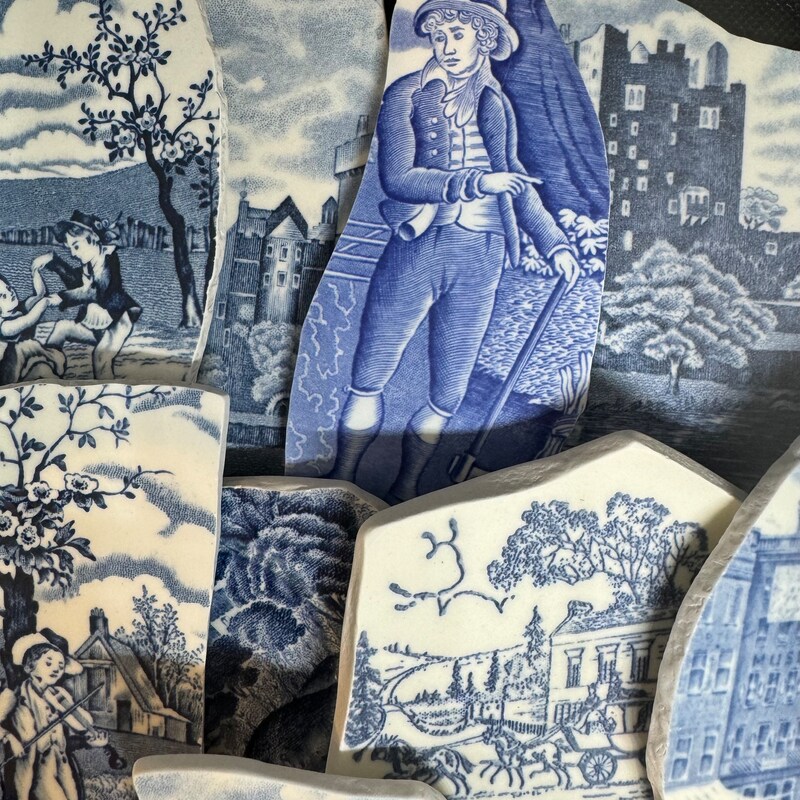 Blue Willow Tiles - Etsy