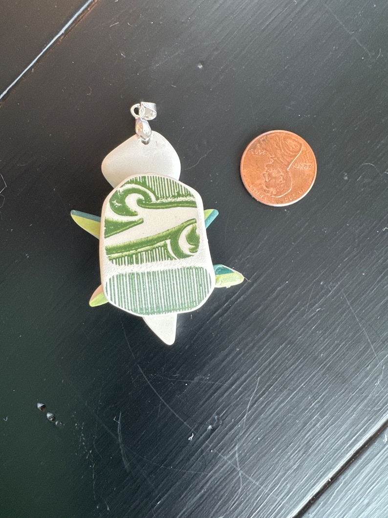 TRAVEL TURTLE Keychain Made With Recycled Pottery Pieces / Safe Travels ...