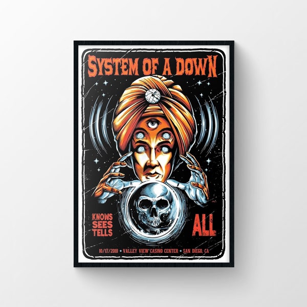System of a Down Poster - Etsy