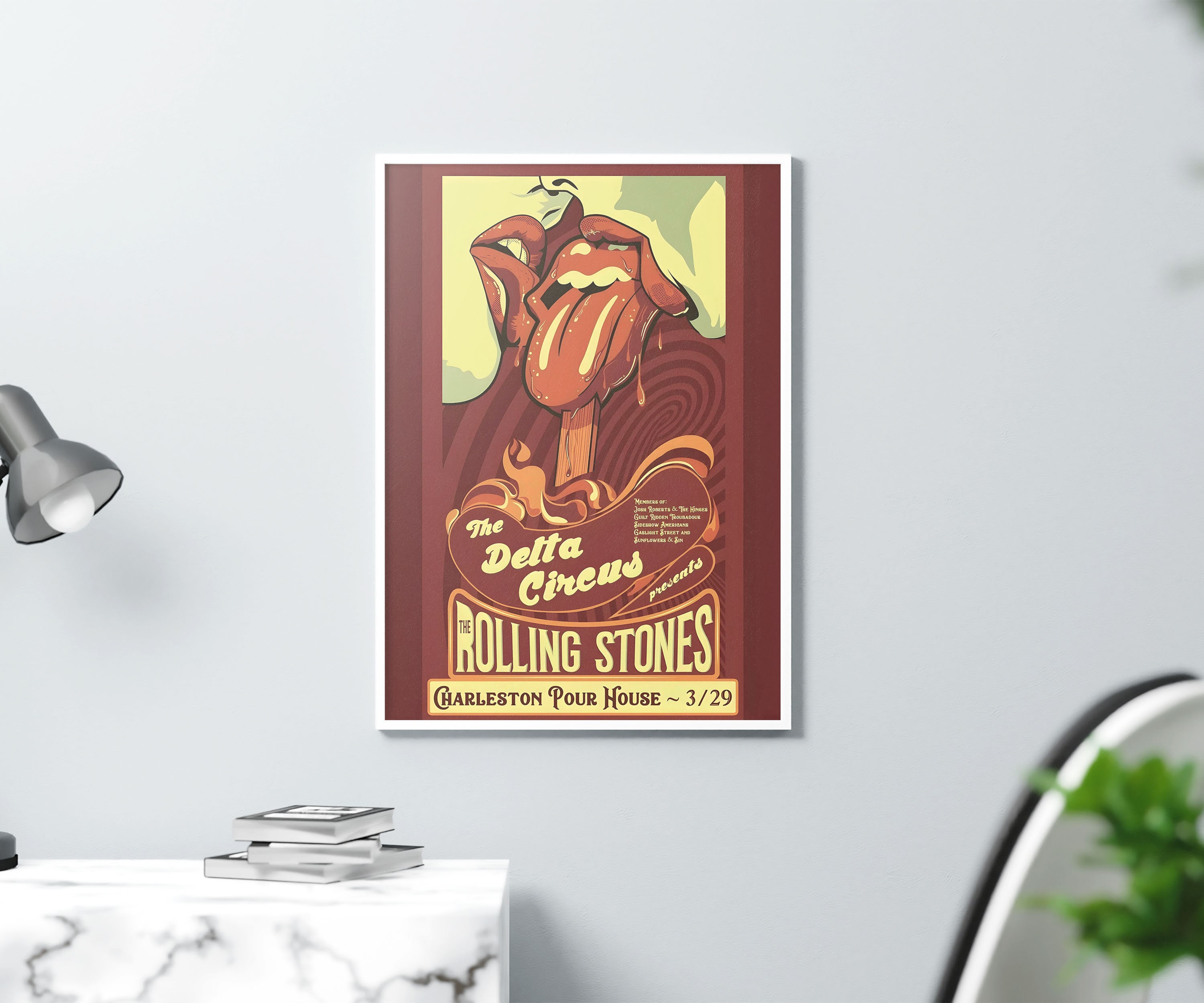 The Rolling Stones Rock Poster, Exile on Main St. Art, Music Gift ...