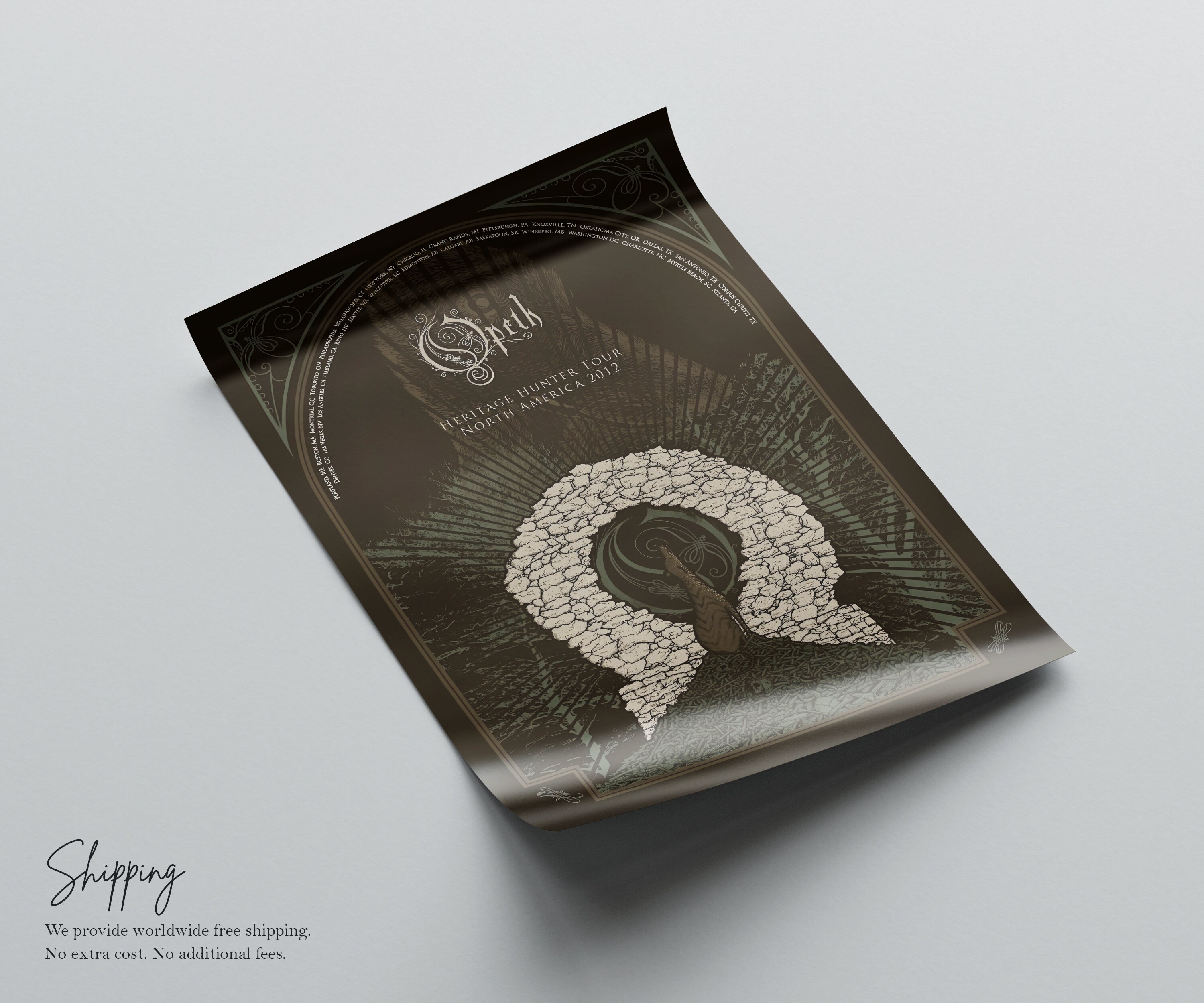 Opeth Progressive Poster Mikael Åkerfeldt Art Music Gift - Etsy