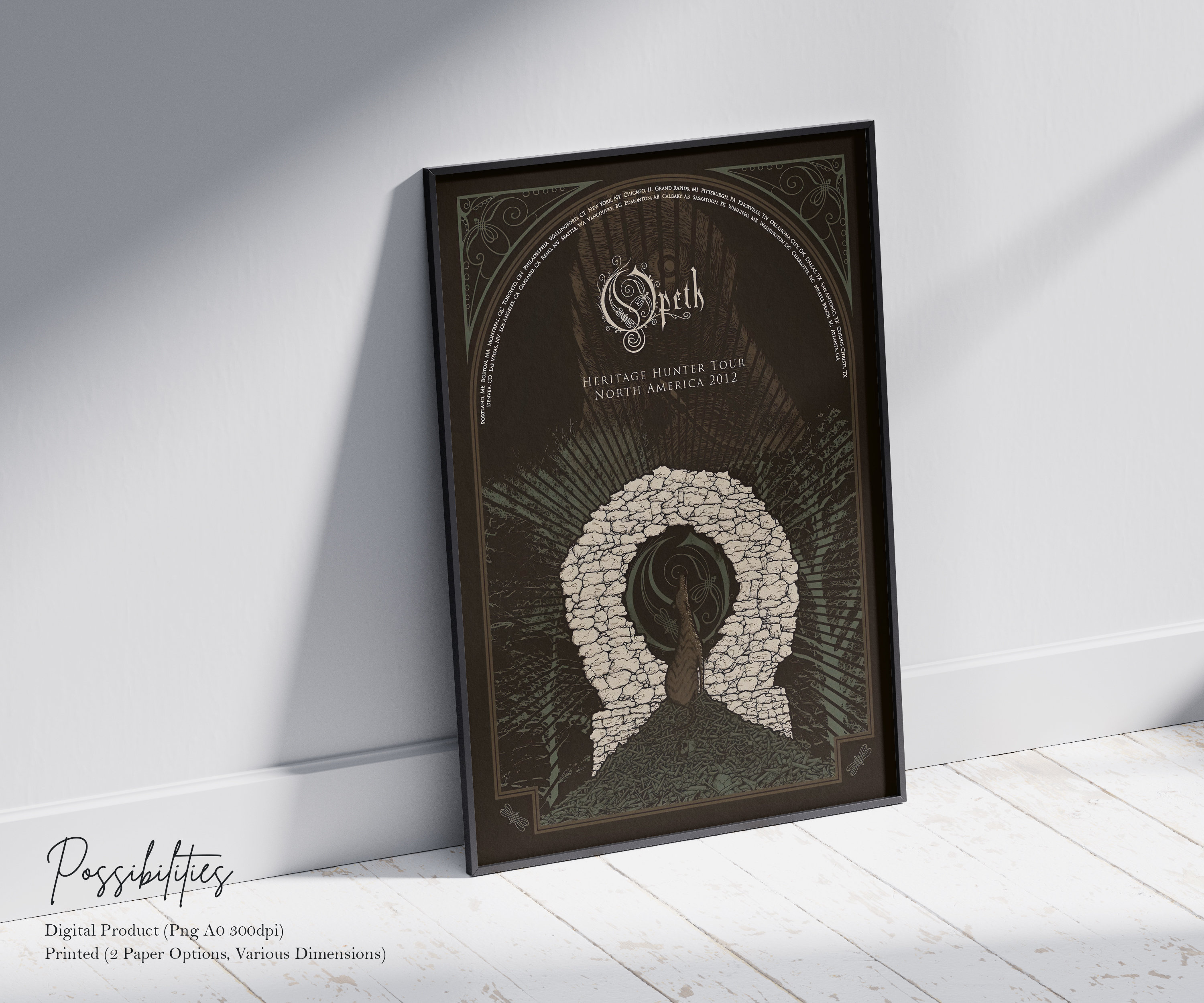 Opeth Progressive Poster Mikael Åkerfeldt Art Music Gift - Etsy