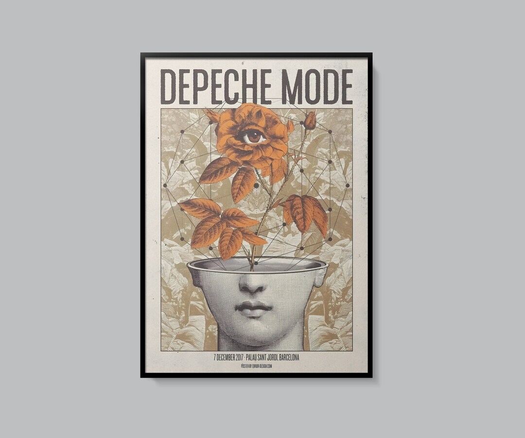 Depeche Mode Synth Poster 80s Music Art Retro Gift - Etsy