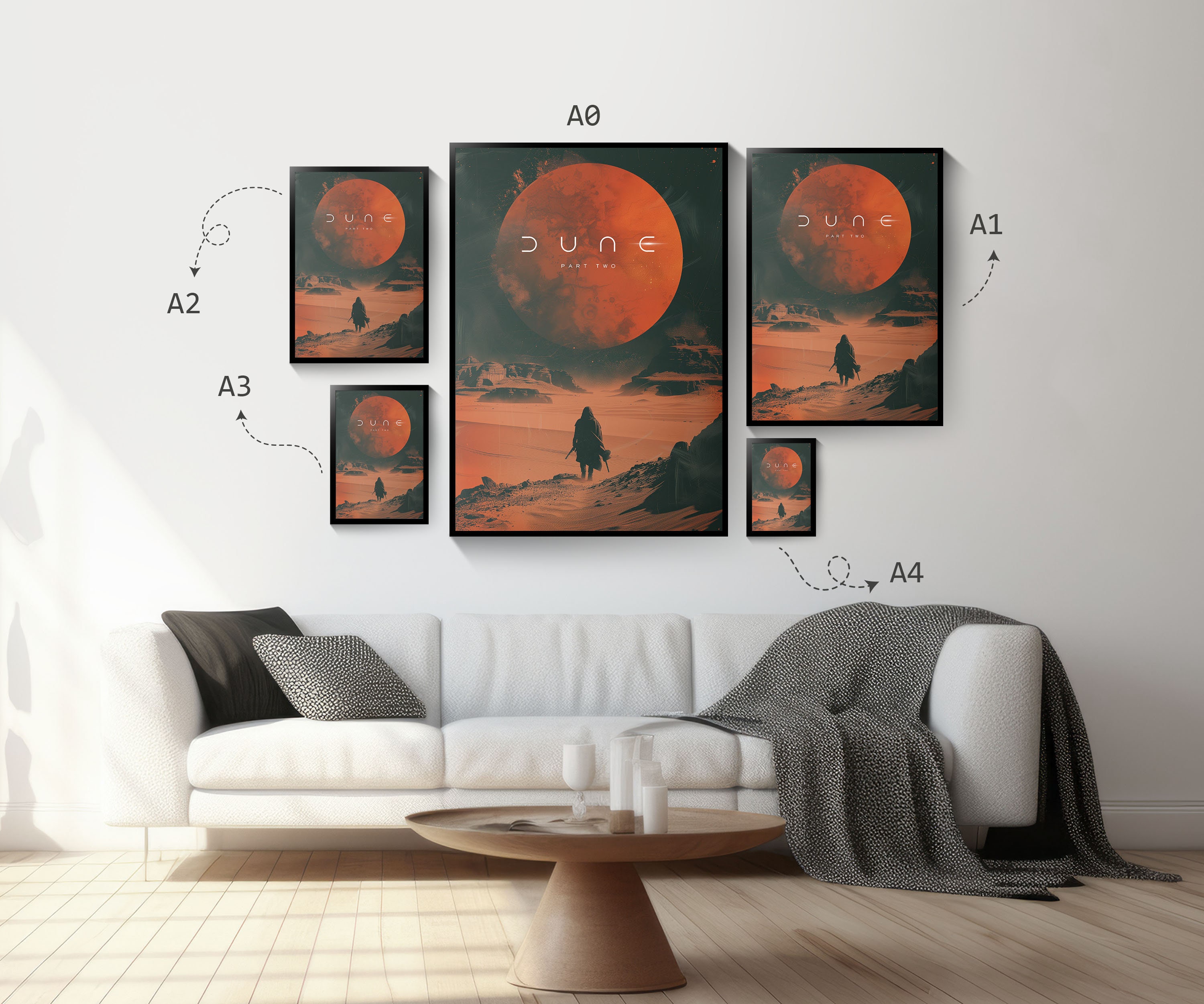 Dune: Part Two Movie Poster, Vintage Movie Poster sold by Parka Shadowy ...