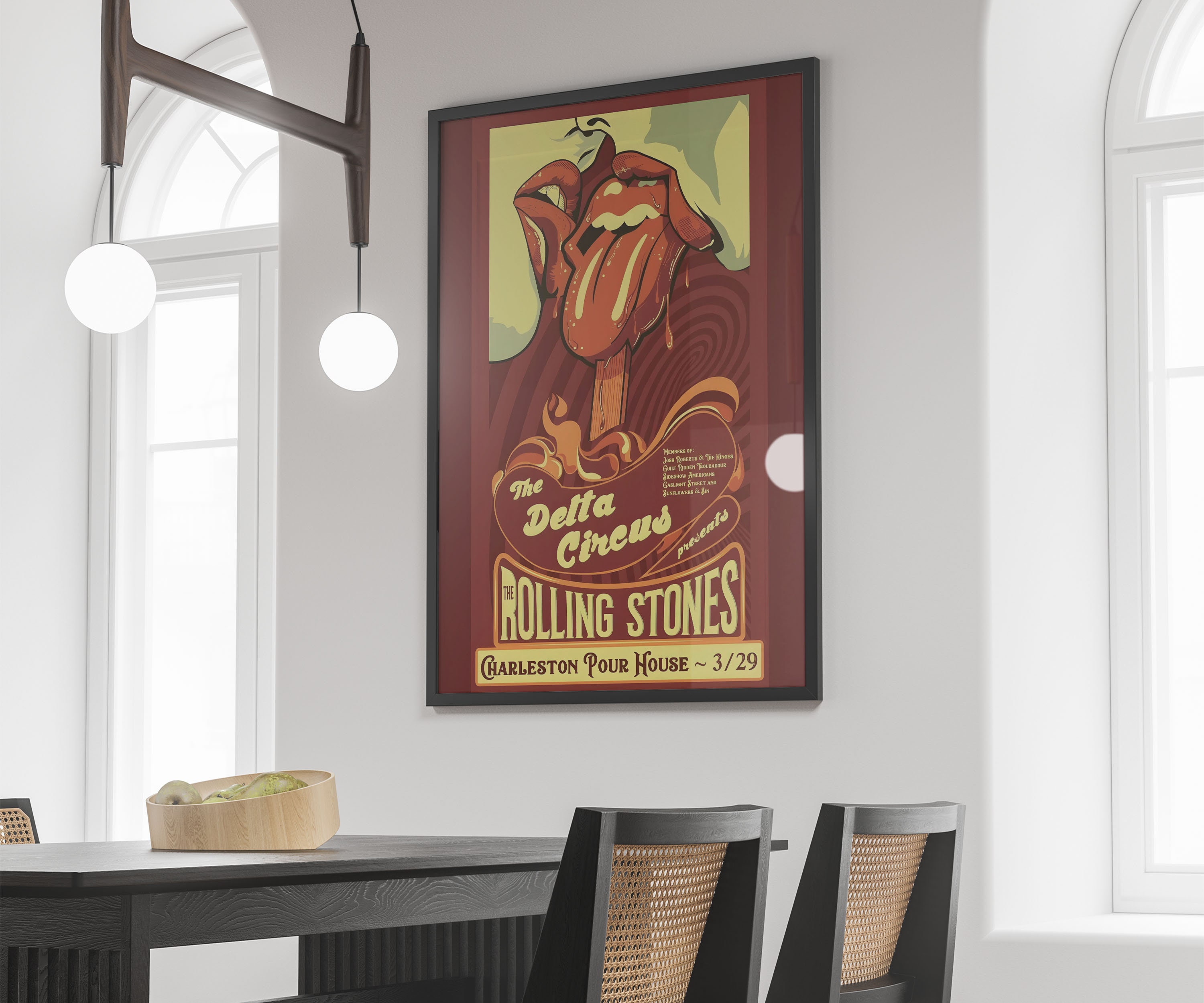 The Rolling Stones Rock Poster, Exile on Main St. Art, Music Gift ...