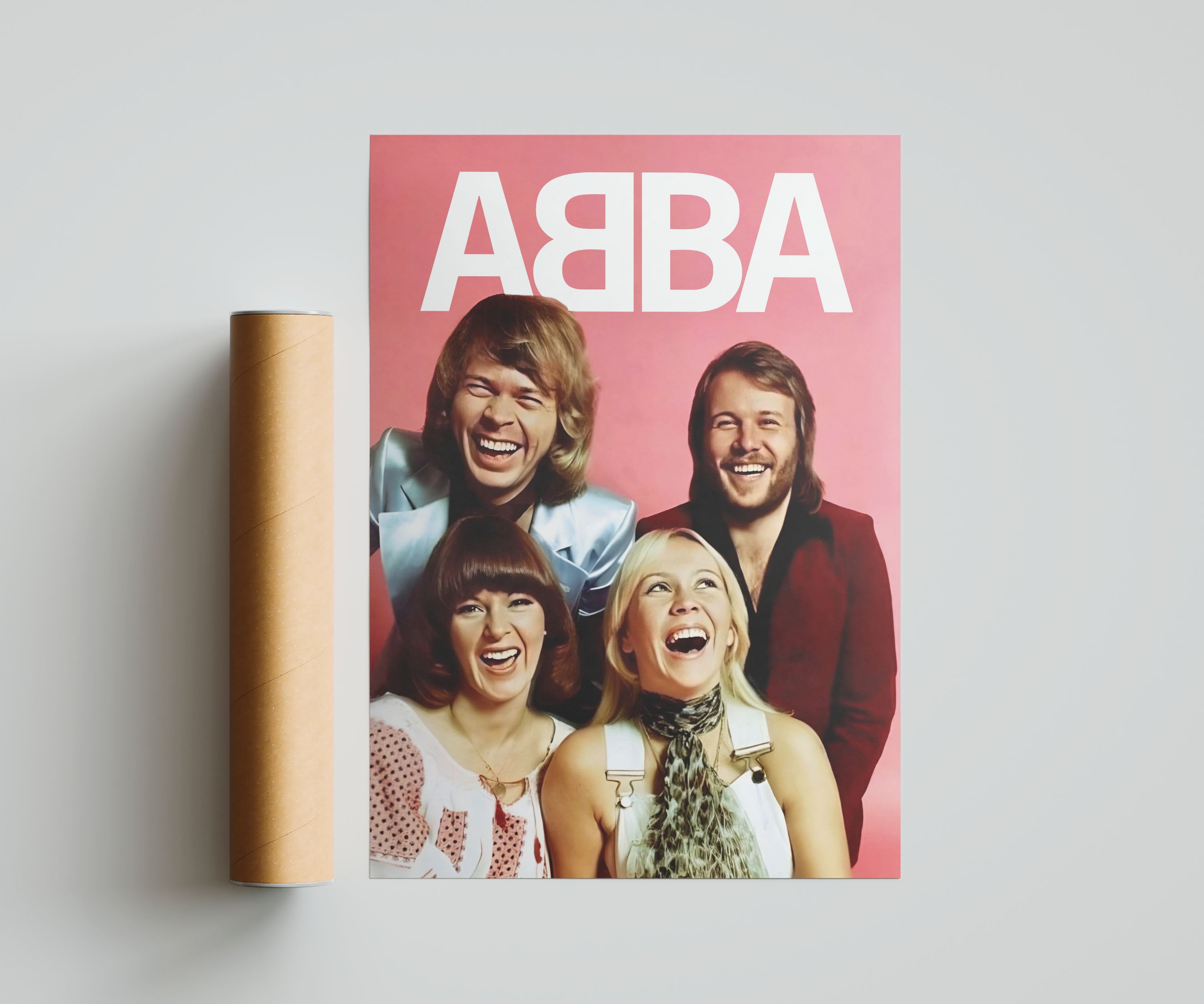 ABBA Band Poster, ABBA Printable Art, Disco Music Decor, Vintage Pop ...
