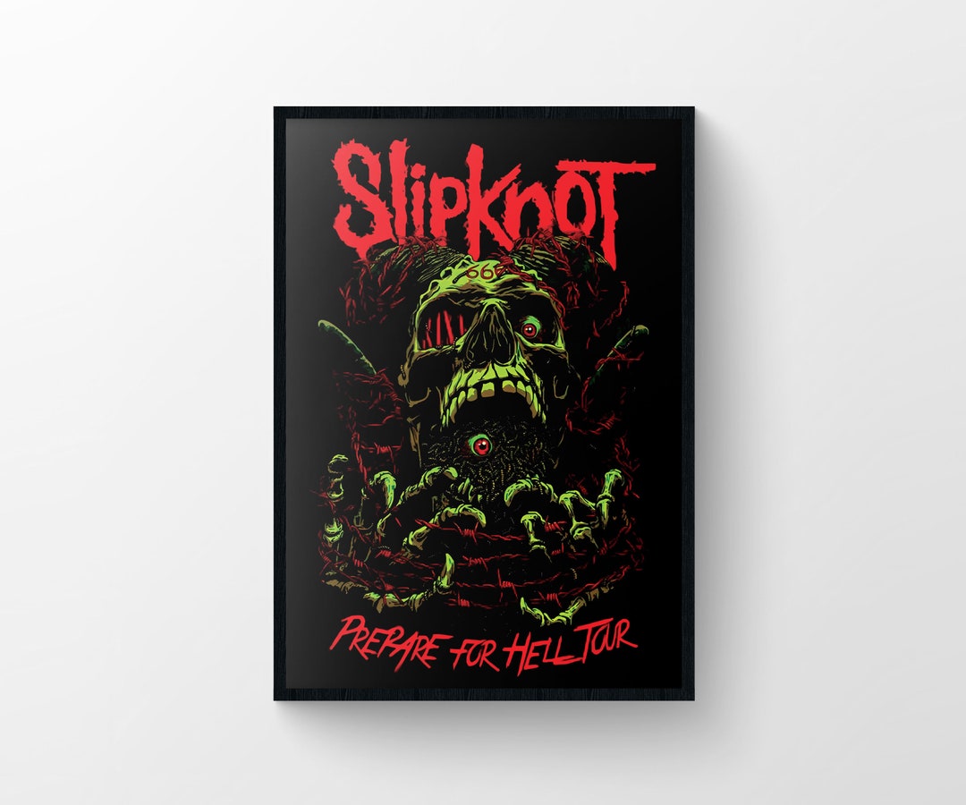 Slipknot Metal Poster, Corey Taylor Art, Music Gift, Nu Metal Poster ...