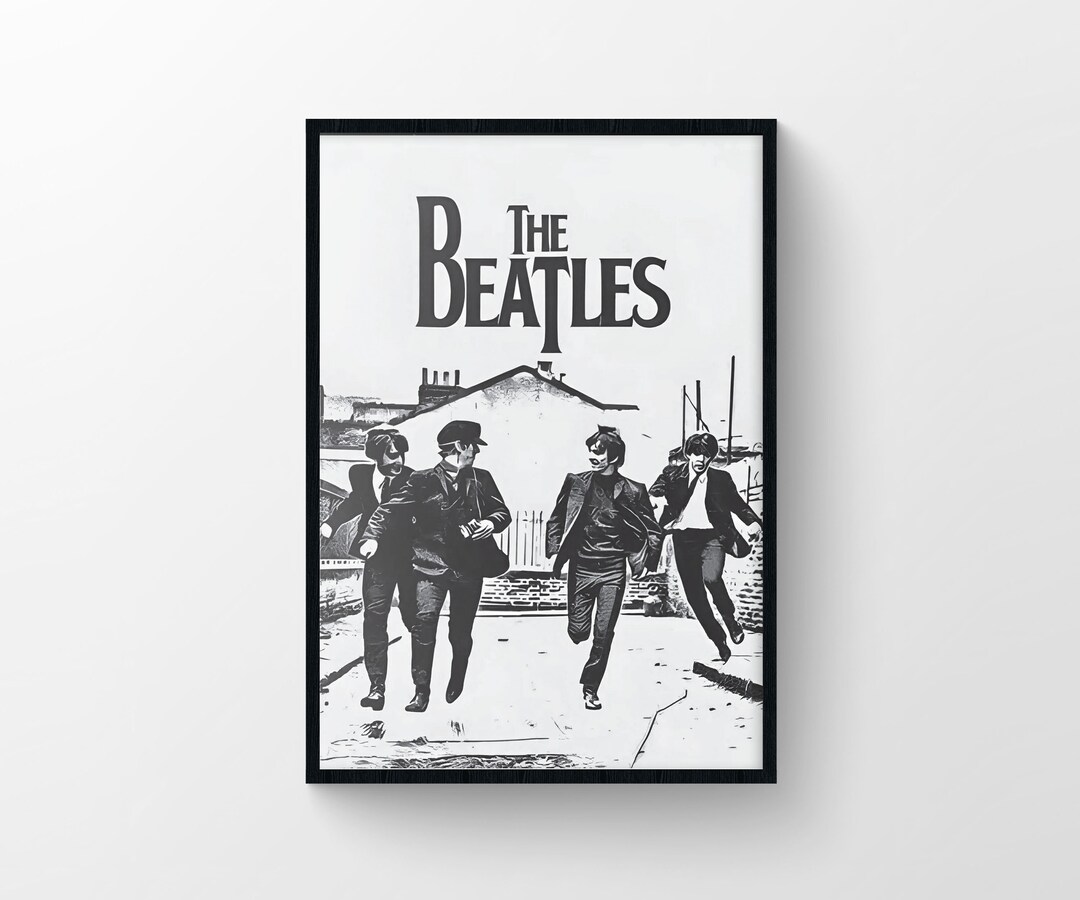 The Beatles Pop Poster Abbey Road Art Music Gift Vintage - Etsy