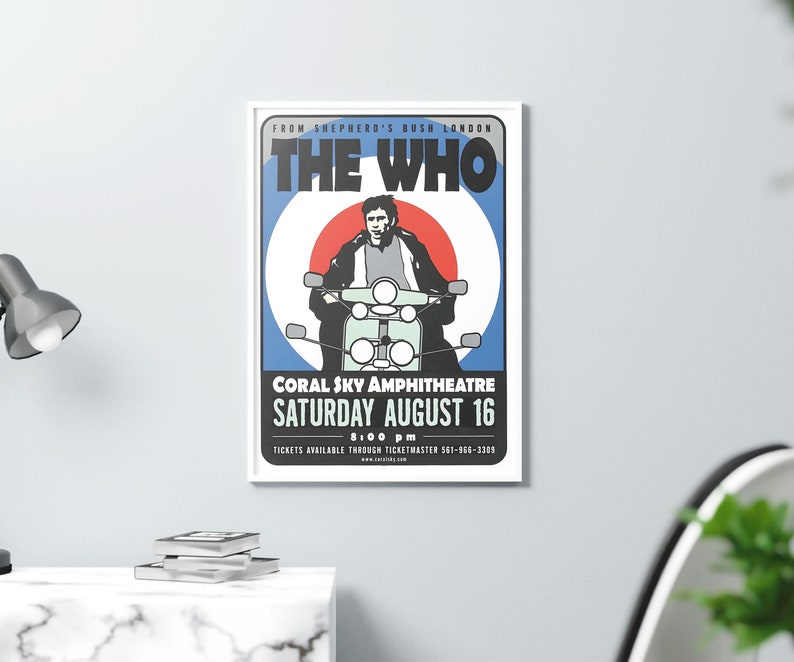 The Who Rock Poster, Tommy Album Art, Music Gift, Classic Rock Decor ...