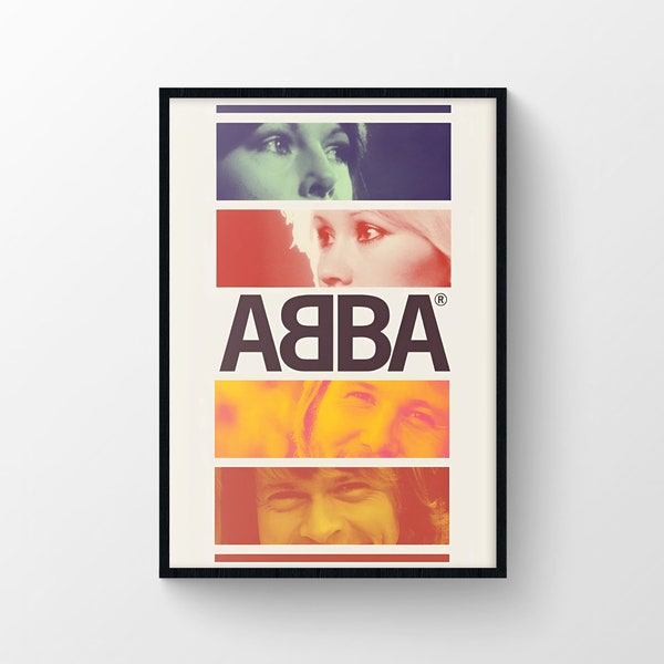 Abba Poster - Etsy