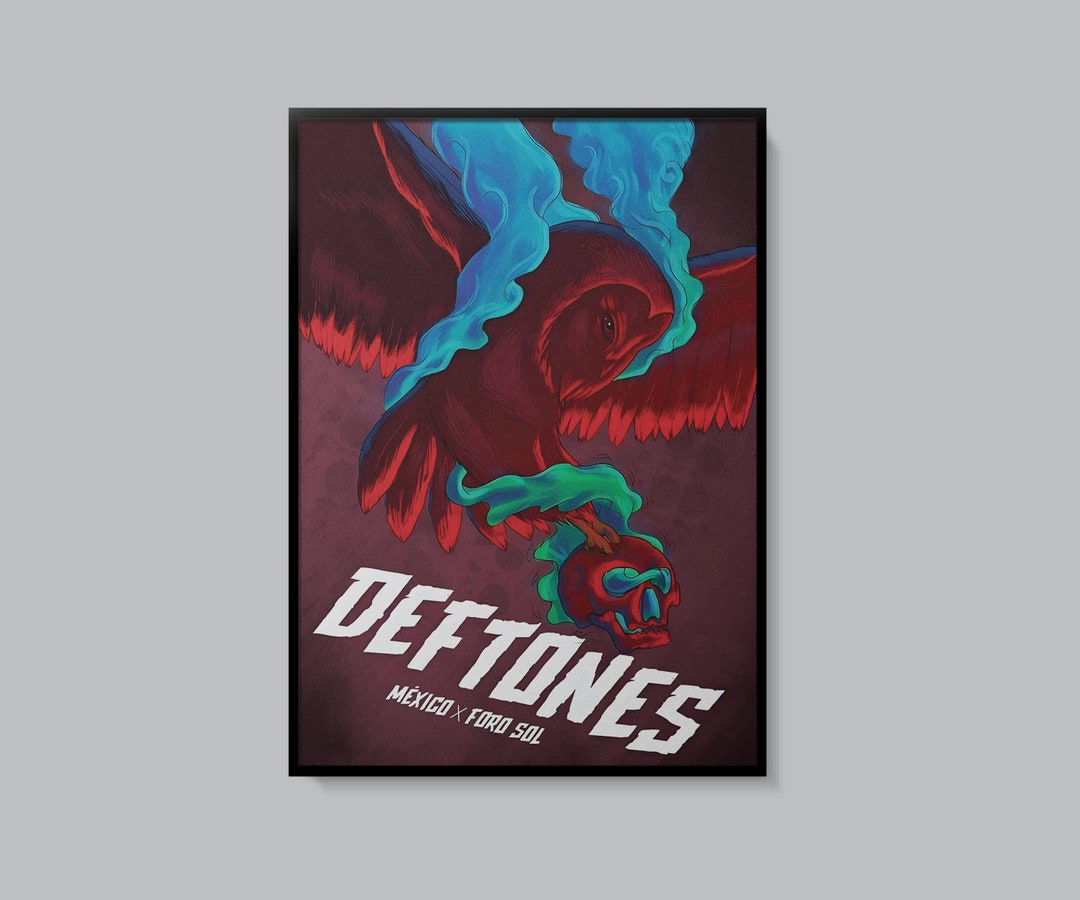 Deftones Metal Poster Alternative Music Art Gift for - Etsy