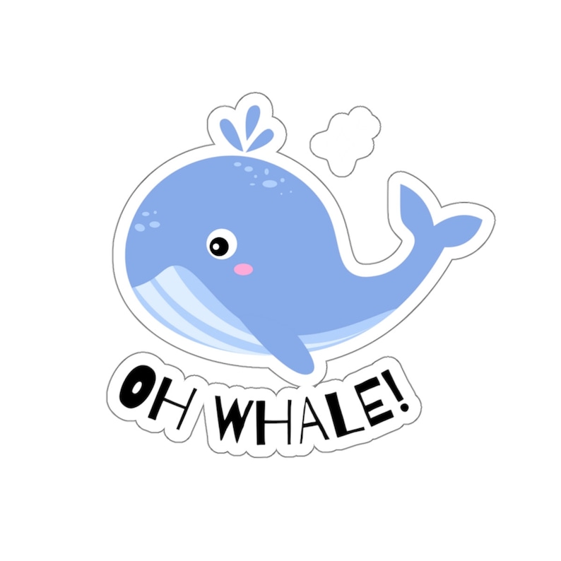 Oh Whale! Stickers - Etsy