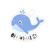 Oh Whale! Stickers - Etsy