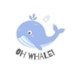 Oh Whale! Stickers - Etsy