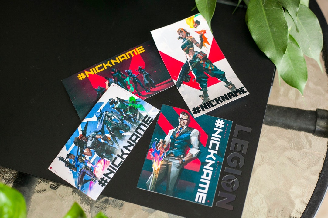 CUSTOM VALORANT STICKERS Female Agents Val Jett, Chamber, Omen, Astra ...