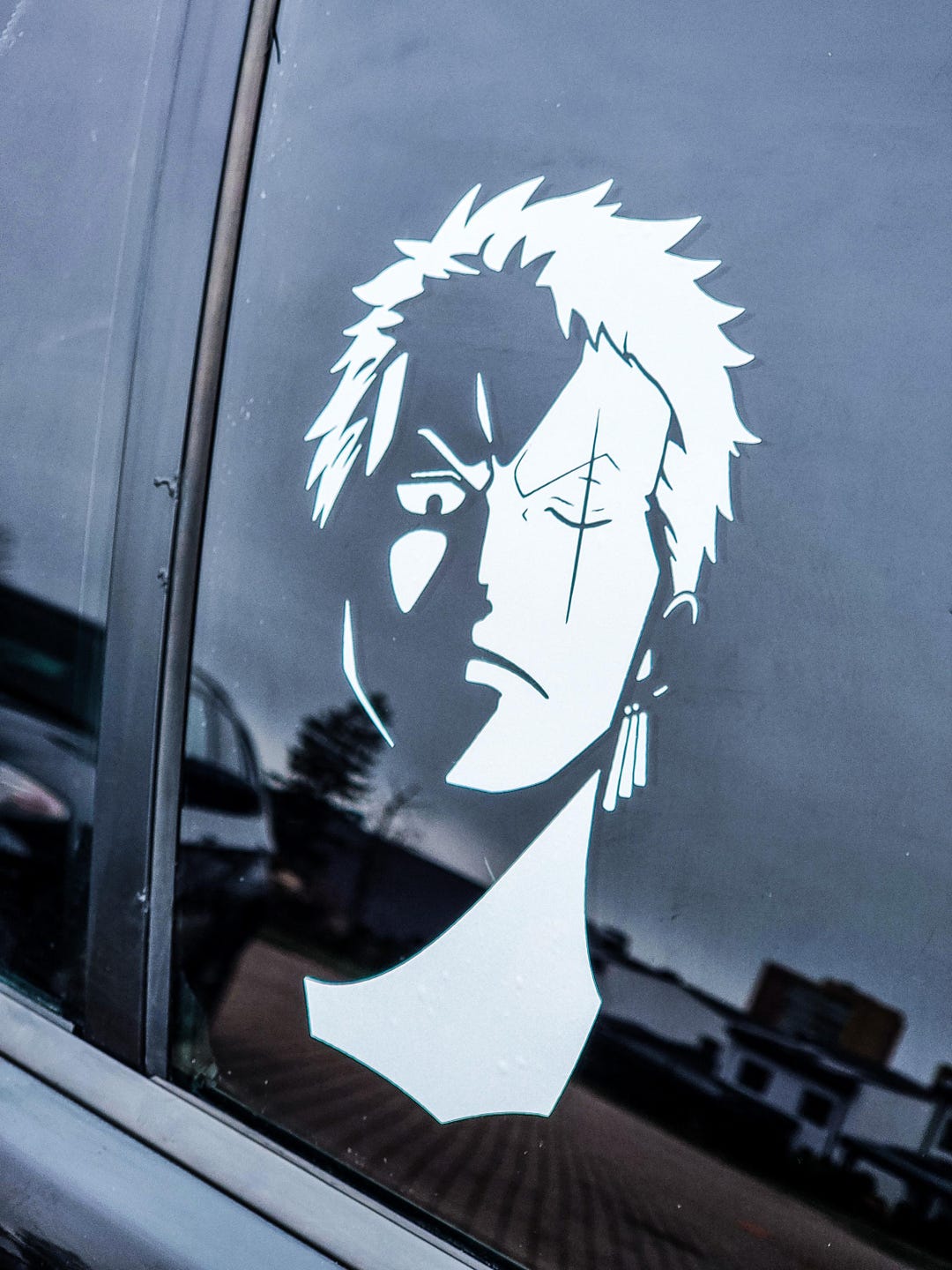 Roronoa Zoro One Piece Decal Sticker Vinyl Car, Laptop, and Window ...