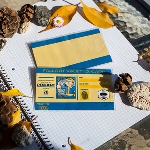 Customizable Vault-tec ID Card Badge From Fallout Accessories Fallout ...