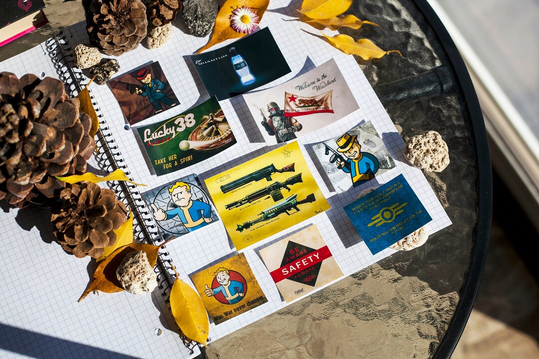 Fallout Sticker Pack 10 Pcs Fallout Sticker Set Vault Dweller ...