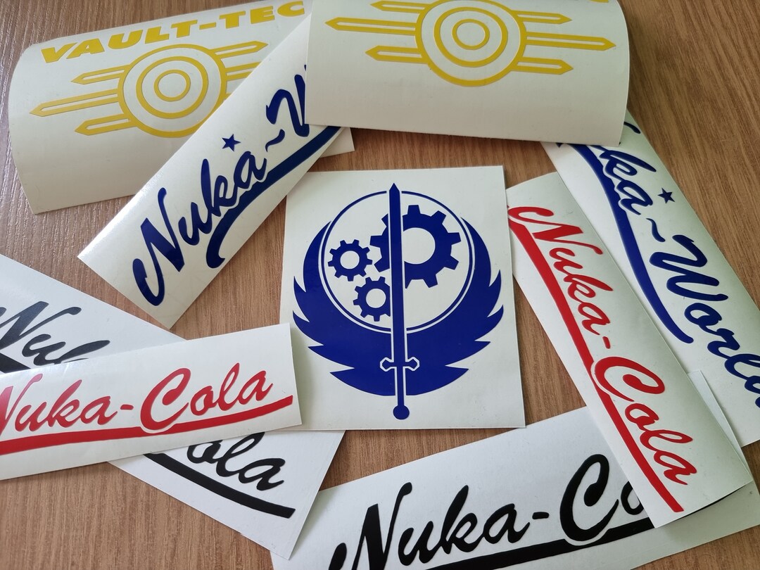 Fallout Vault-tec Decals Car Stickers High Quality Laptop Vinyl Nuka ...