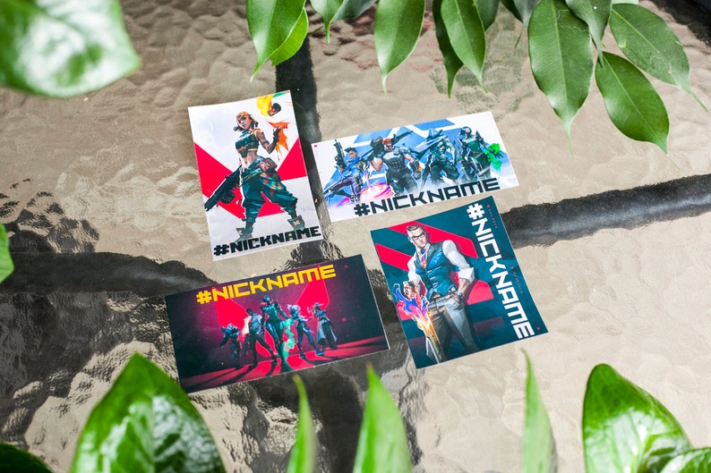 CUSTOM VALORANT STICKERS Female Agents Val Jett, Chamber, Omen, Astra ...