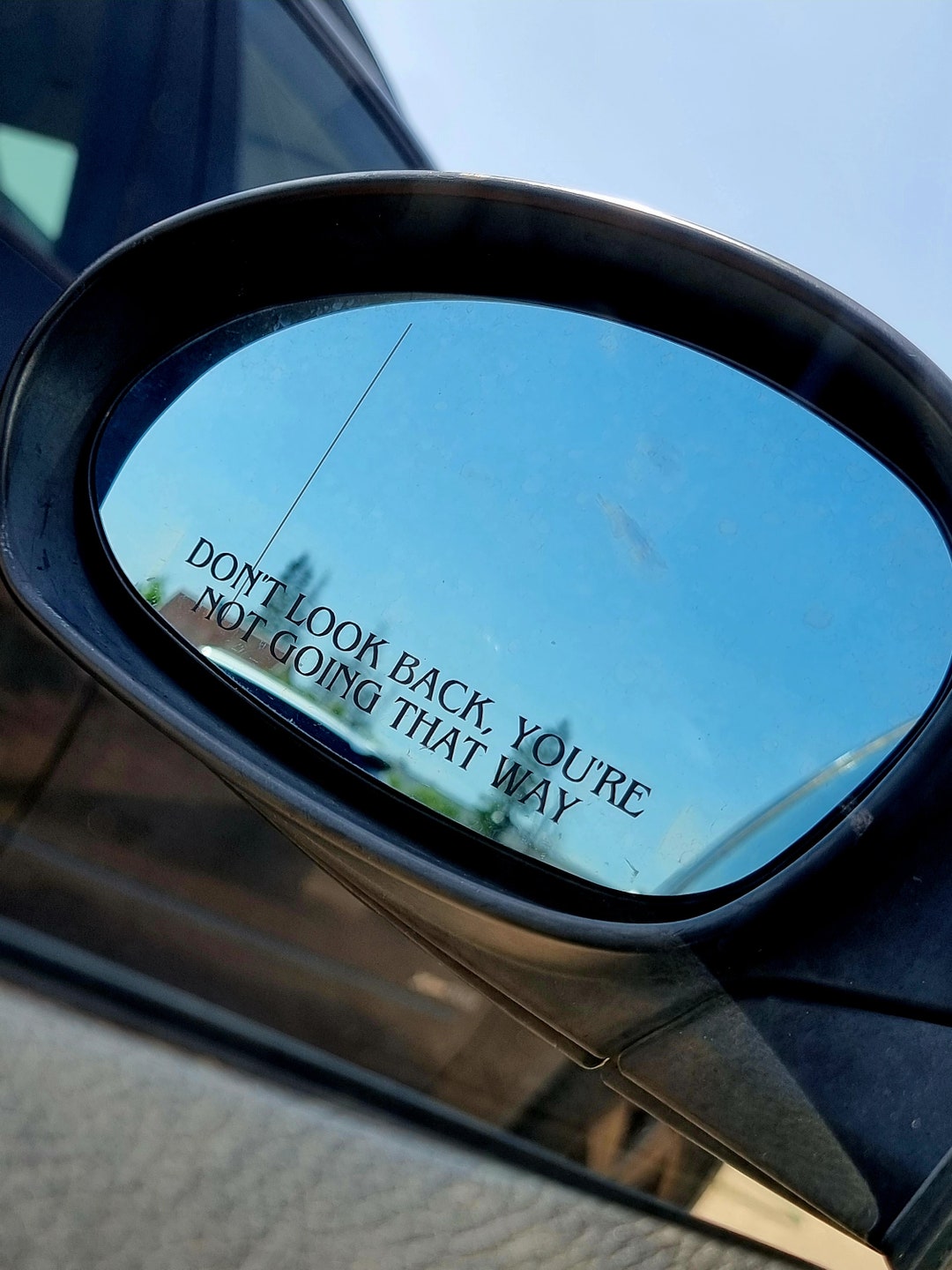 Inspirational Car Side Mirror Decal Laptop Motivational Quote ...
