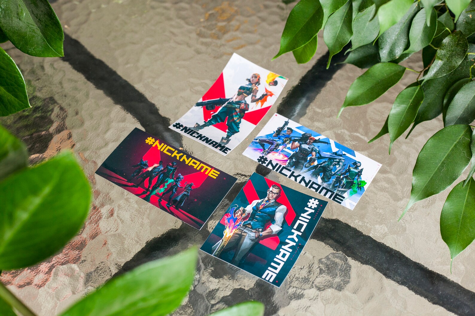 CUSTOM VALORANT STICKERS Female Agents Val Jett, Chamber, Omen, Astra ...