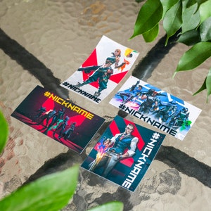 CUSTOM VALORANT STICKERS Female Agents Val Jett, Chamber, Omen, Astra ...