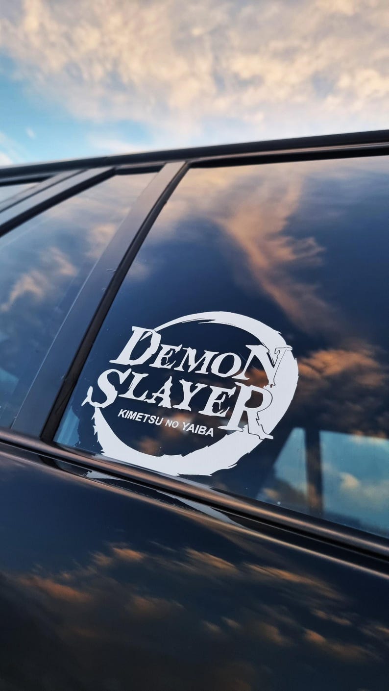 Demon Slayer Decal Sticker Automotive Bumper Laptop Decal for Anime ...