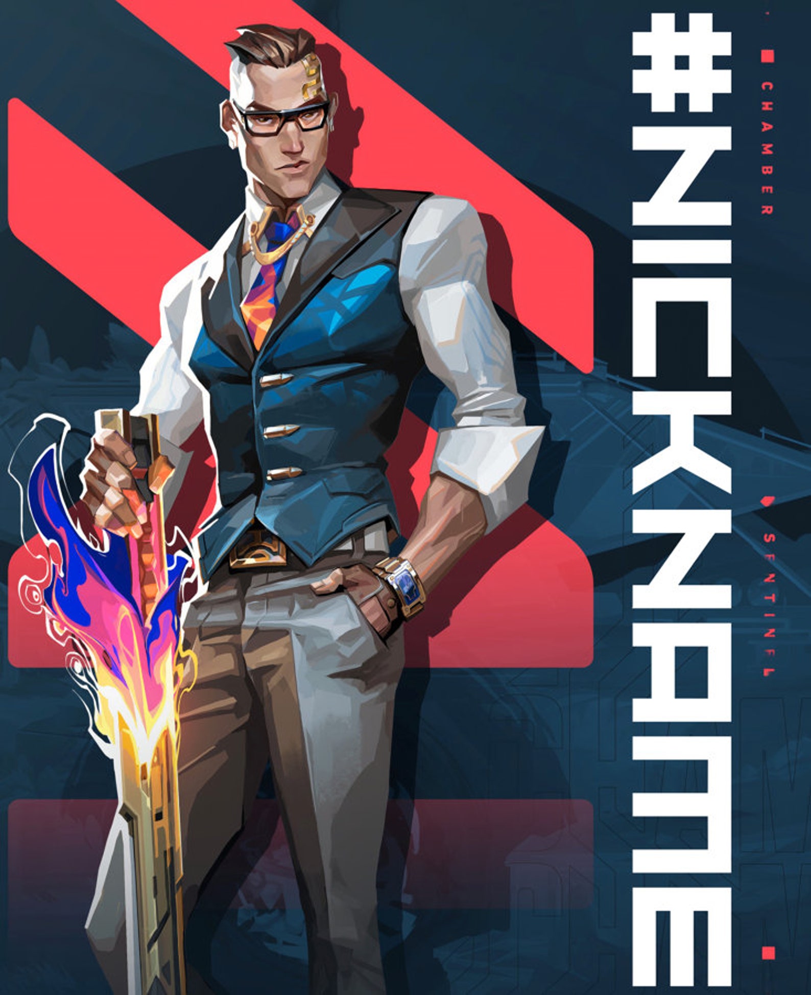 CUSTOM VALORANT STICKERS Female Agents Val Jett, Chamber, Omen, Astra ...