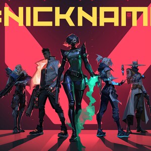 CUSTOM VALORANT STICKERS Female Agents Val Jett, Chamber, Omen, Astra ...