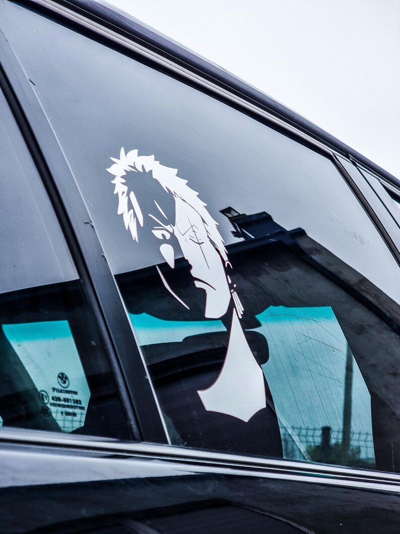Roronoa Zoro One Piece Decal Sticker Vinyl Car, Laptop, and Window ...