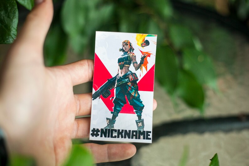 CUSTOM VALORANT STICKERS Female Agents Val Jett, Chamber, Omen, Astra ...