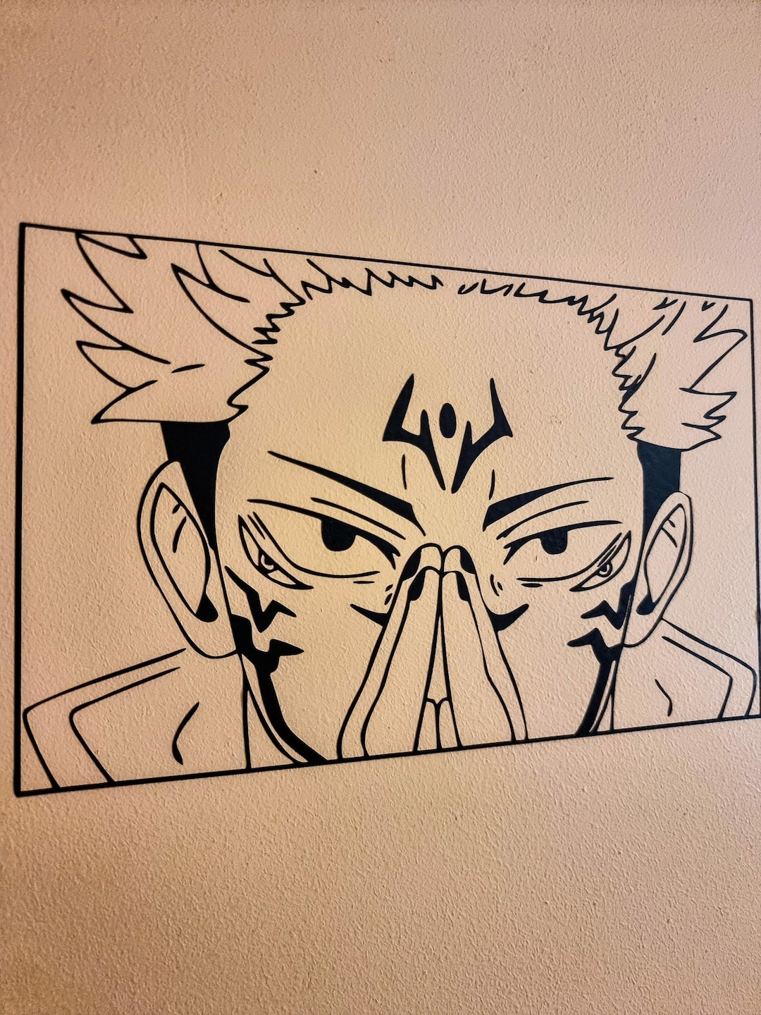 Sukuna Jujutsu Kaisen Decal Sticker Vinyl Wall, Laptop, and Car Anime ...