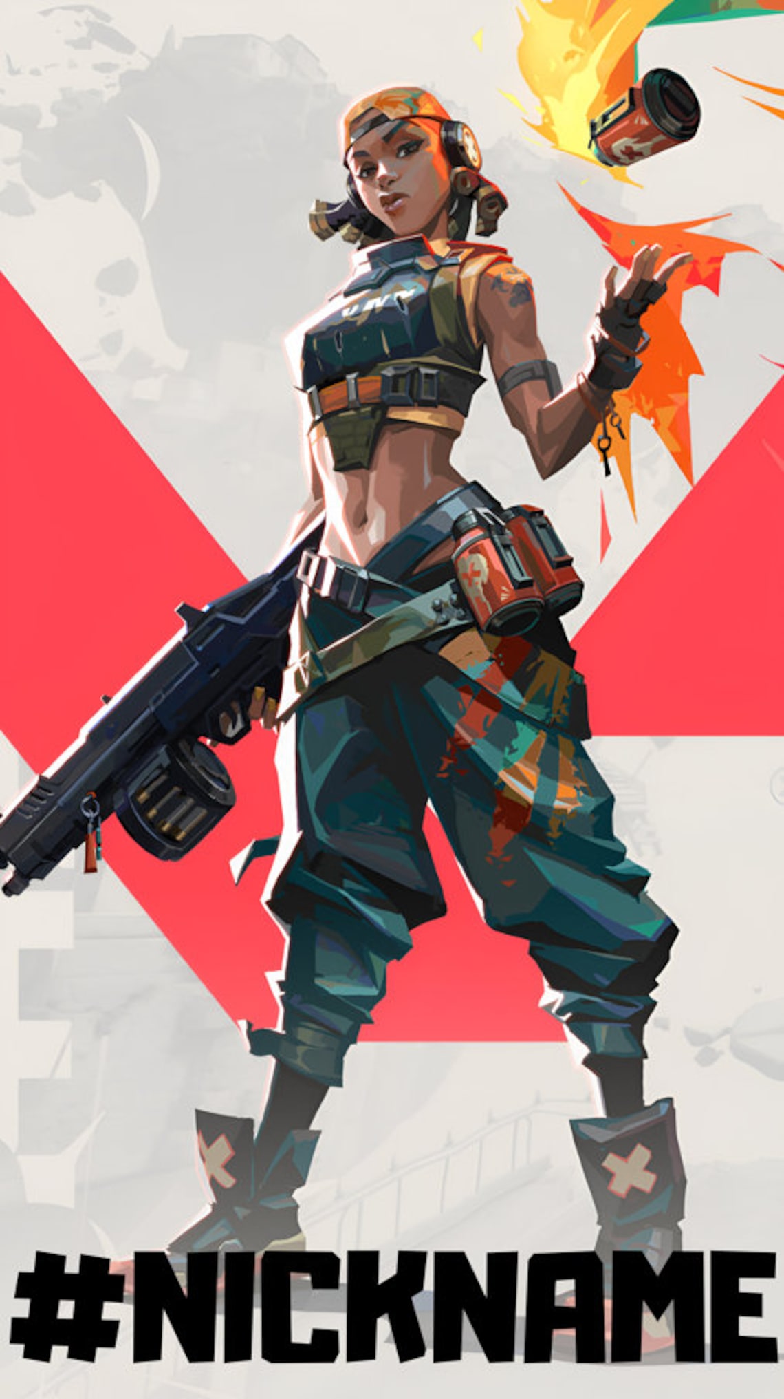 CUSTOM VALORANT STICKERS Female Agents Val Jett, Chamber, Omen, Astra ...