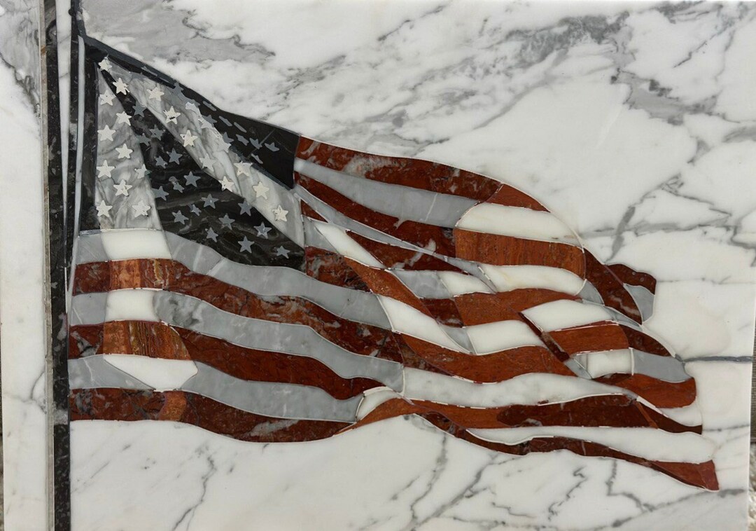 Marble American Flag - Etsy