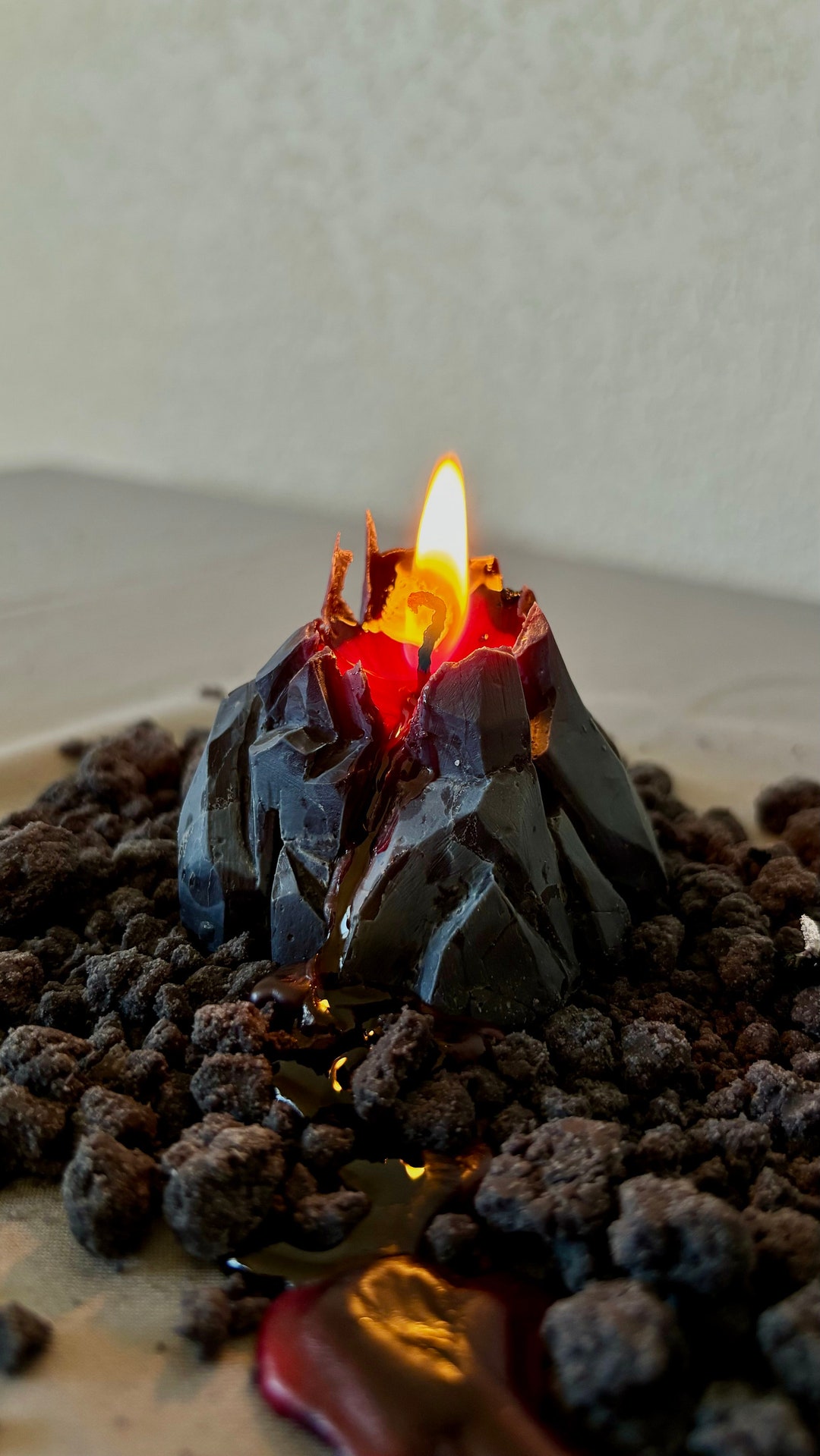 Volcano Candle, Organic Soy Wax, Mountain Candle - Etsy