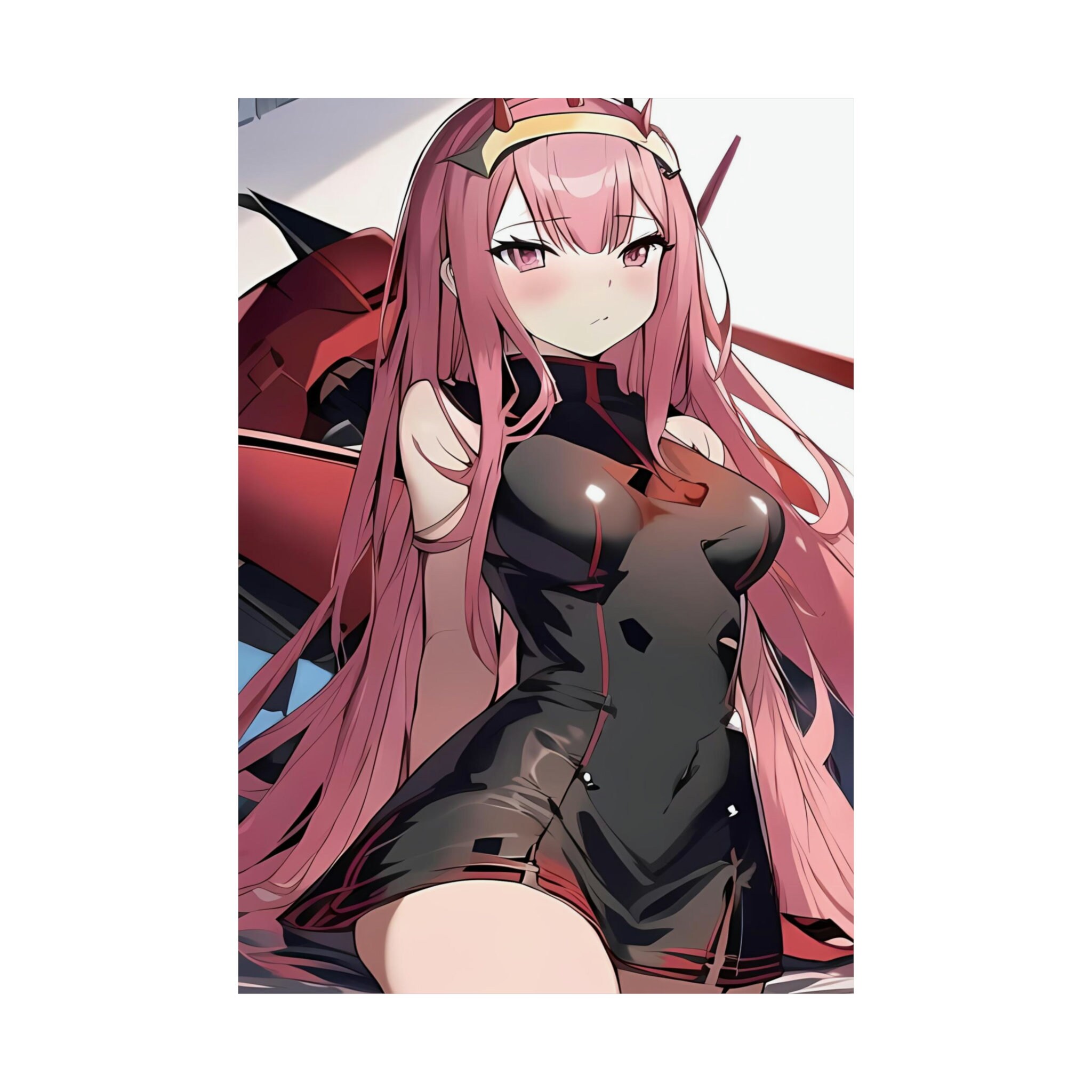 Zero Two Anime Poster - Etsy