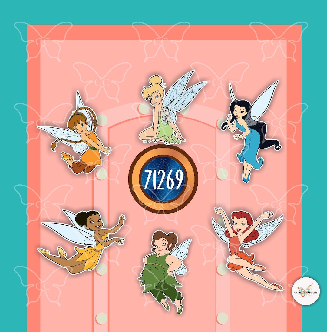 Tinker Bell and Fairy Friends -disney Movie Inspired Magnets Cruise ...