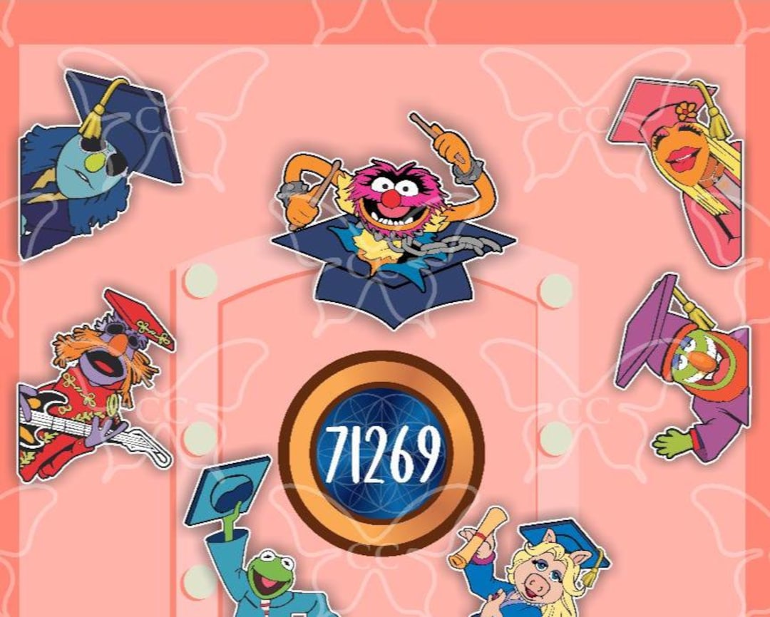 Graduation Music Band Muppet Show-disney Movie Inspired Magnets Cruise ...