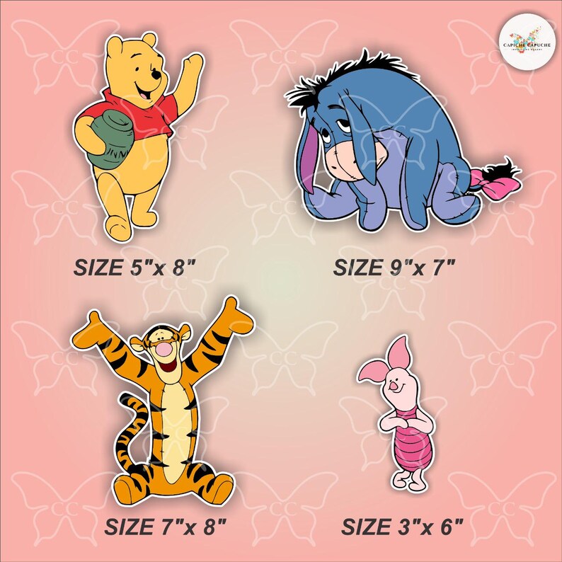 SET Winnie the Pooh and Friends-disney Movie Inspired Cruise Suite Door ...