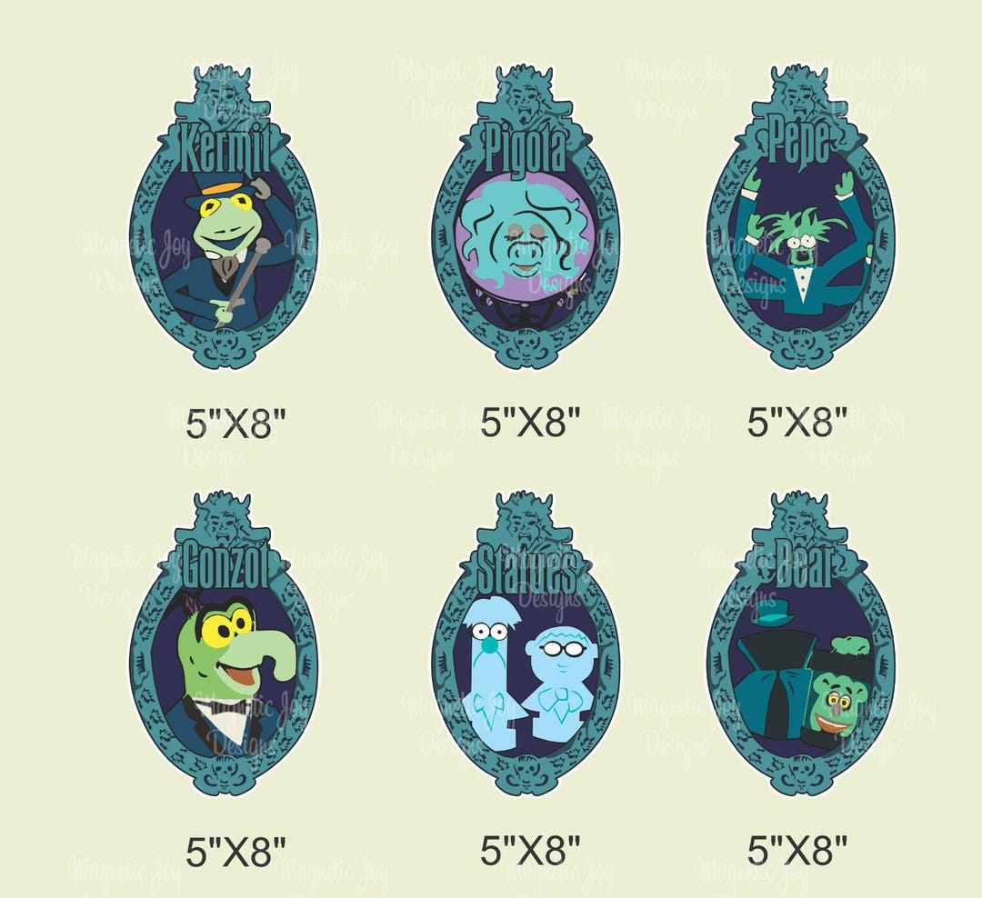 PERSONALIZED Muppet Haunted Mansion Crest -disney Movie Inspired ...