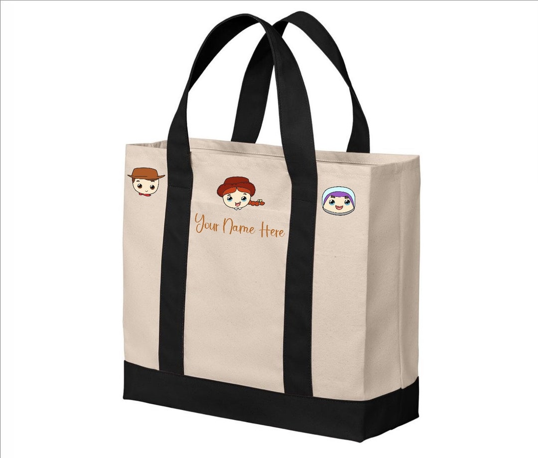 Toy Story FACES Personalized Custom Canvas Tote Bag/ Vacation Wear/gift ...