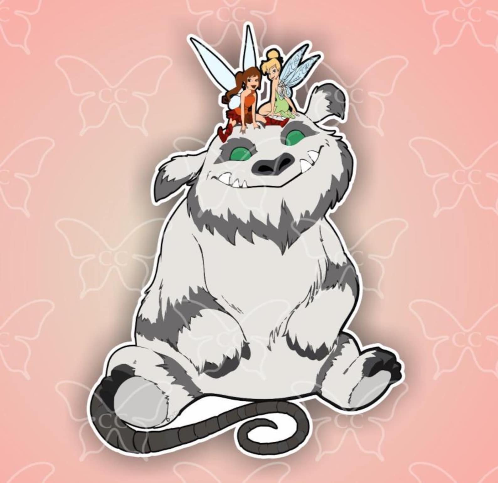 Neverbeast Tinker Bell and Fairy Friends -disney Movie Inspired Magnets ...