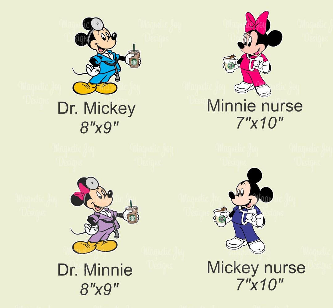 Mickey & Minnie Doctor and Nurse-disney Movie Inspired Cruise Suite ...