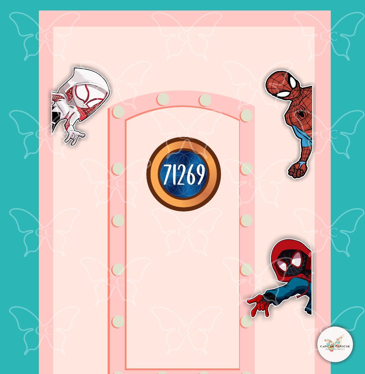 Mike Morales Spider Movie-inspired Magnets for Cruise Ships' Stateroom ...