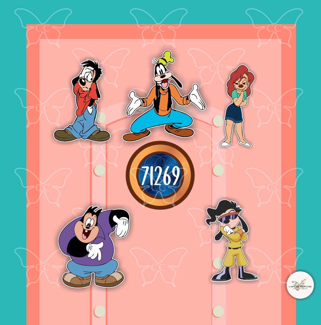 Goofy Full Body-disney Movie Inspired Magnets Cruise Suite Door Magnets ...