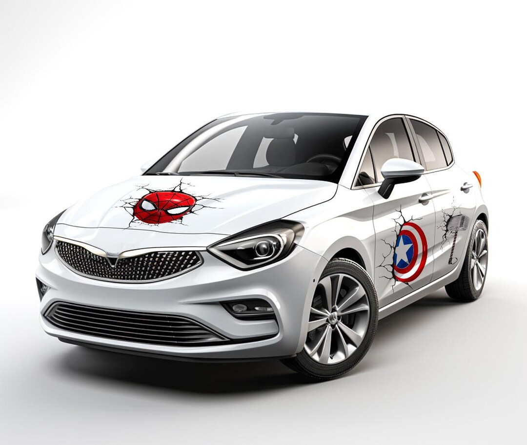 Avengers Superheroes Breaking Out - CAR Decals/heavy Duty Stickers/home ...