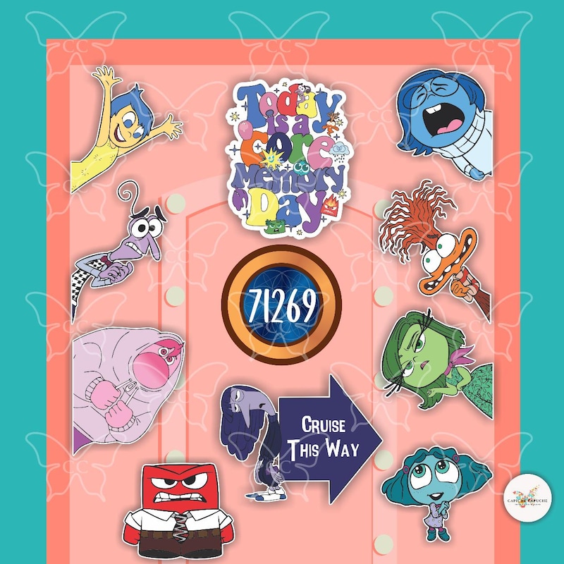 Cruise Magnets Inside Out - Etsy