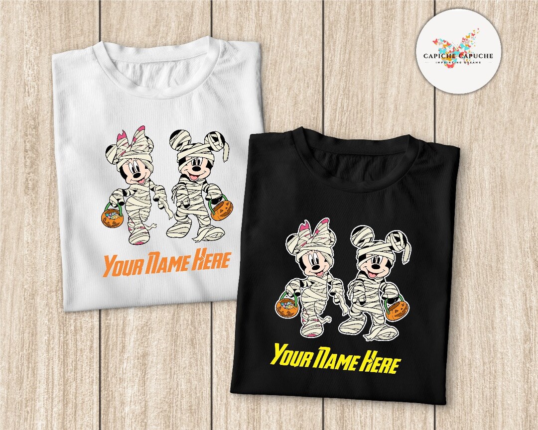 Mickey & Minnie HALLOWEEN Mummies - Disney-inspired T-shirt ...