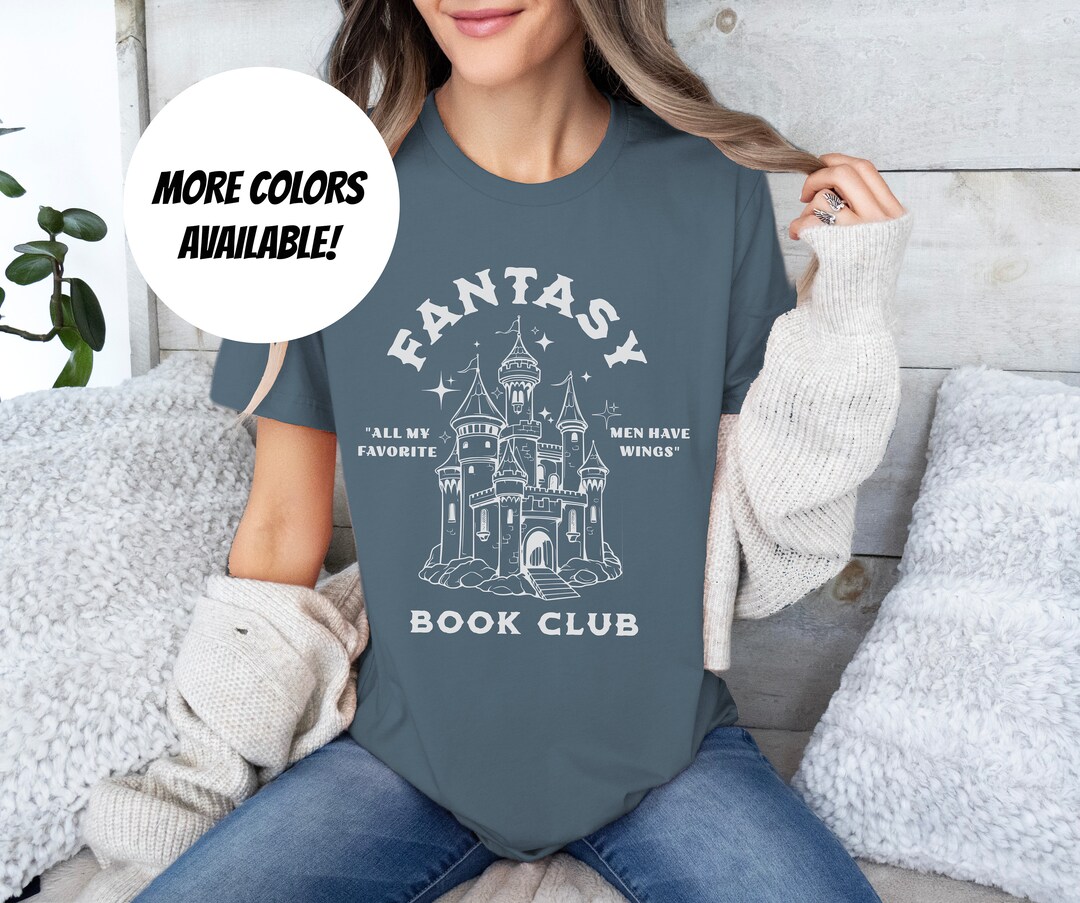 Fantasy Book Club Tshirt: Bookish Gifts for Fantasy Readers Dragons ...